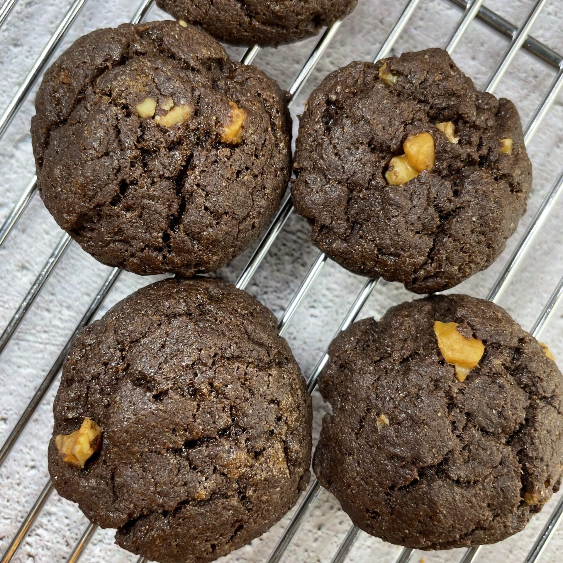 Vegan Chocolate Walnut Cookies - VaamCooking